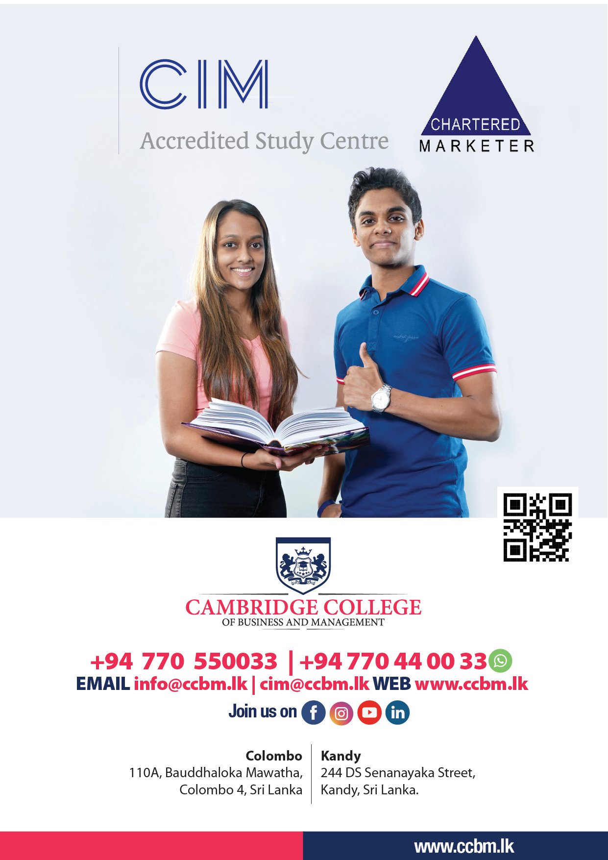 Chartered Institute of Marketing | CIM UK in Sri Lanka | Cambridge College